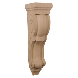 Capistrano Mission Corbel, Rubberwood, 2 1/2"Wx2 3/4"Dx4 1/2"H, 4-Pack ...