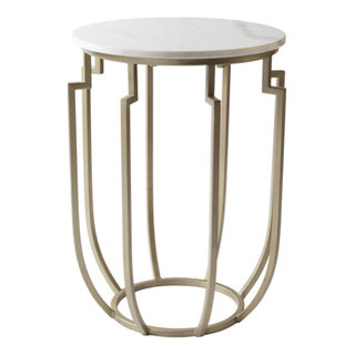 Surya Hendrix Hnx-001 End Table 25"H X 19"W X 19"D - Contemporary ...
