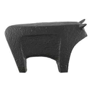 Sampson Black Large Bull - Contemporary - Corbels - by Currey & Company ...