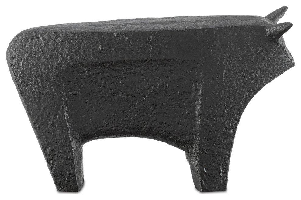 Sampson Black Large Bull - Contemporary - Corbels - by Currey & Company ...