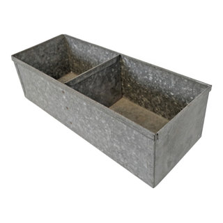Consigned Vintage Galvanized Metal Box - Farmhouse - Decorative Boxes ...