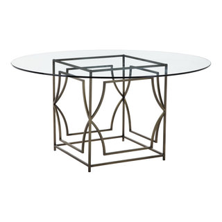Edward Round Dining Table - Contemporary - Dining Tables - by American ...
