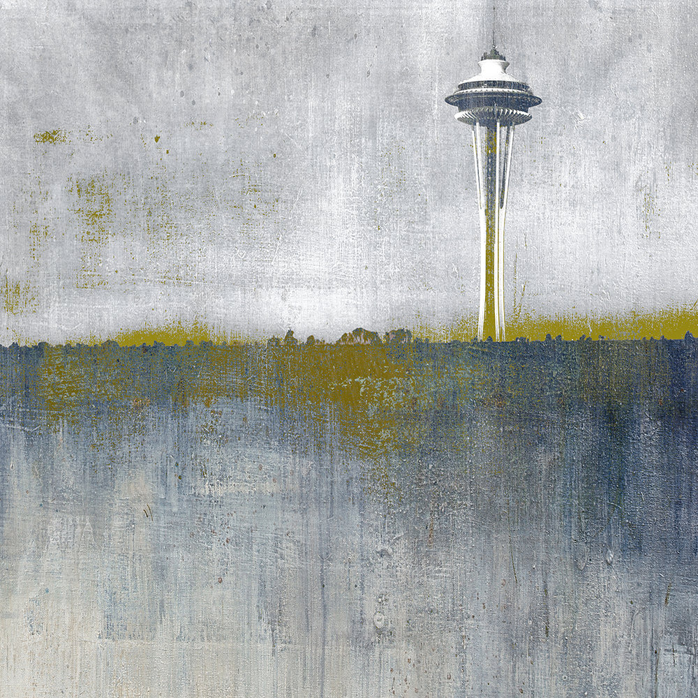 "Seattle Horizon Two", 36" x 36" - Contemporary - Metal Wall Art - by ...