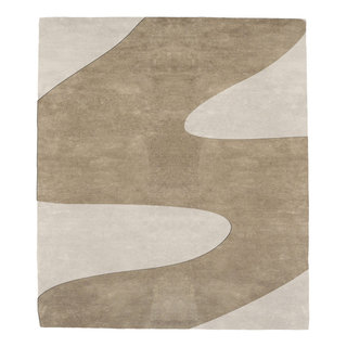 Meander B Wool Signature Rug, 12' Square - Contemporary - Area Rugs ...