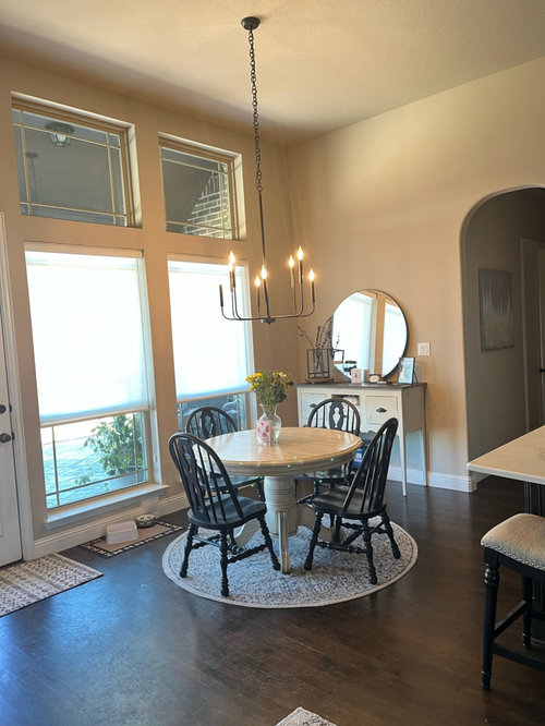 Round or square table and rug?