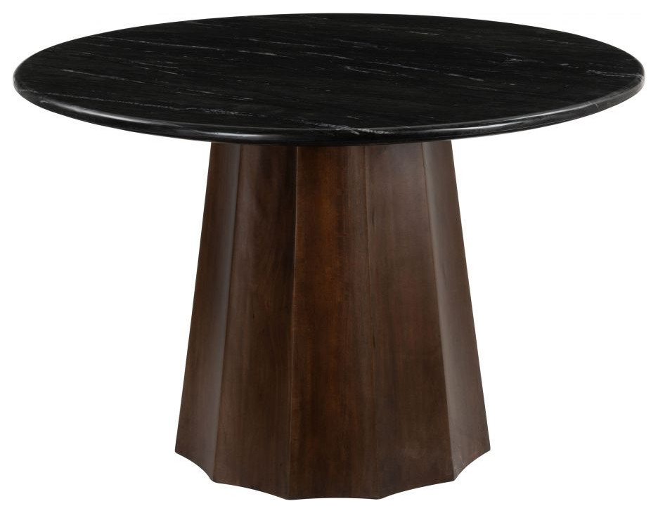 Aipe Dining Table Black/Brown - Transitional - Dining Tables - by First ...