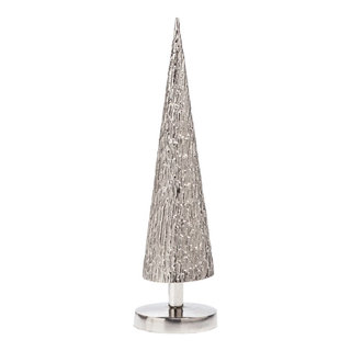 Torre and Tagus Metal 14.5" Decor Tree Sculpture, Silver - Contemporary ...