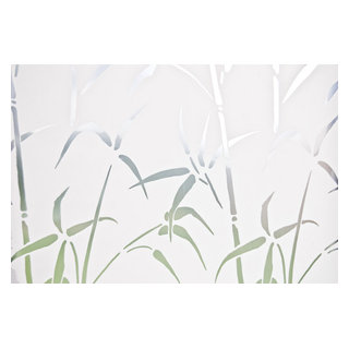 Bamboo Sidelight Privacy Film - Asian - Window Film - by Brewster Home ...