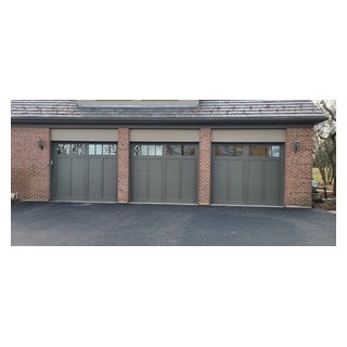 Inverness garage door replacement - Transitional - Garage - Chicago ...