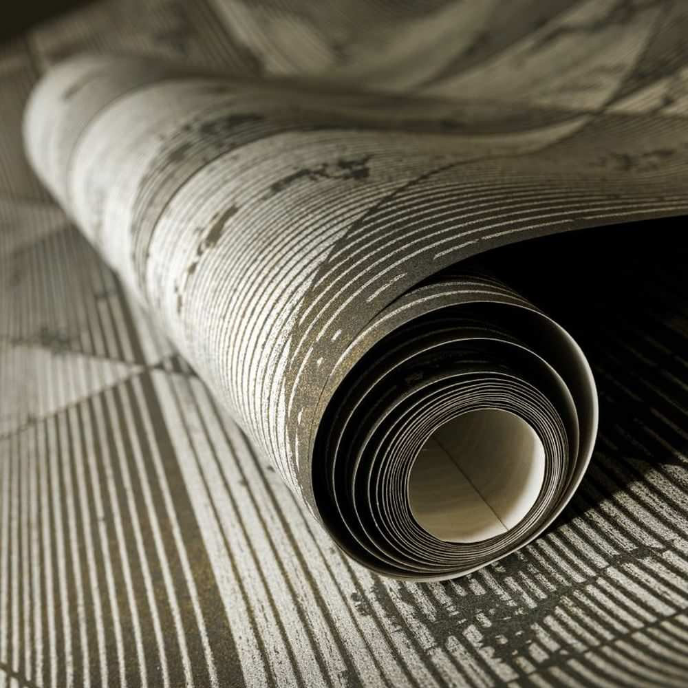 Textured Wallpaper Geometric, 65277, Sample - Contemporary - Wallpaper ...