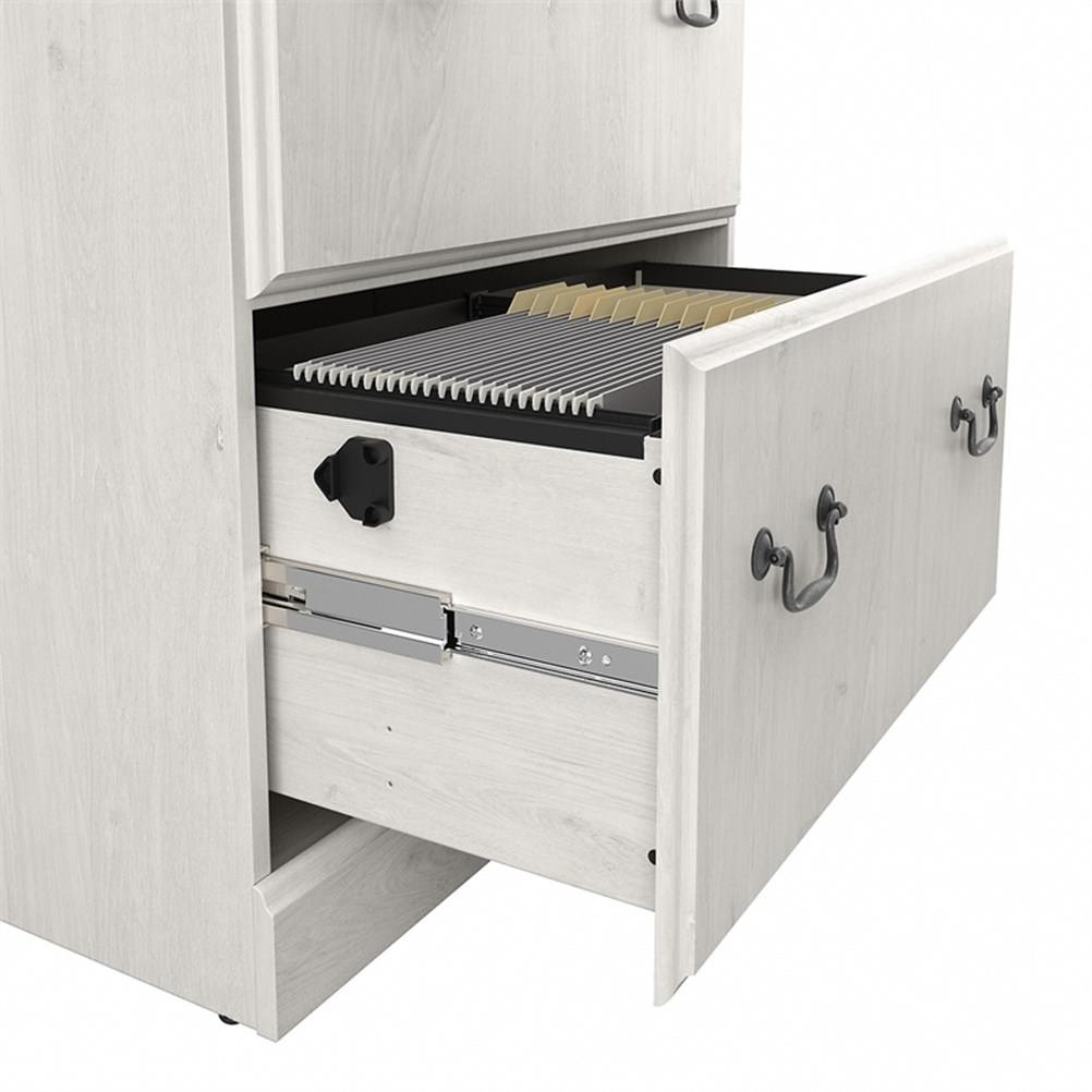 Pemberly Row 2 Drawer Lateral File Cabinet in Linen White Oak ...