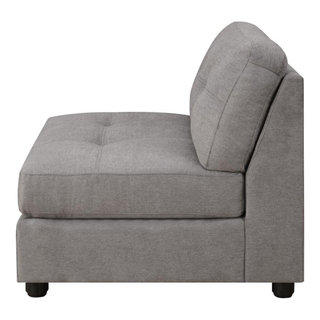 Coaster Claude Grey Armless Chair 32x38x36 Inch - Contemporary - Filing ...