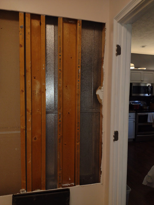 I want to put in in-between stud shelving...