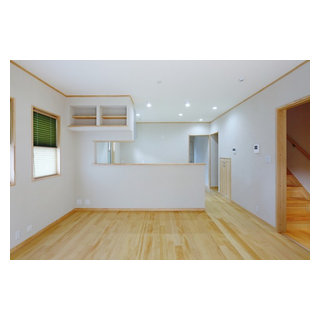 1F LDK - Japanese - Living Room - Tokyo Suburbs - by 一級建築士事務所 株式会社エンラージ ...