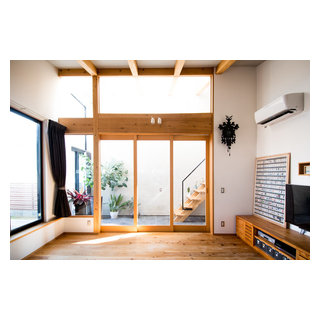 Asahi House - Modern - Living Room - Other - by ユキ建築設計事務所 | Houzz