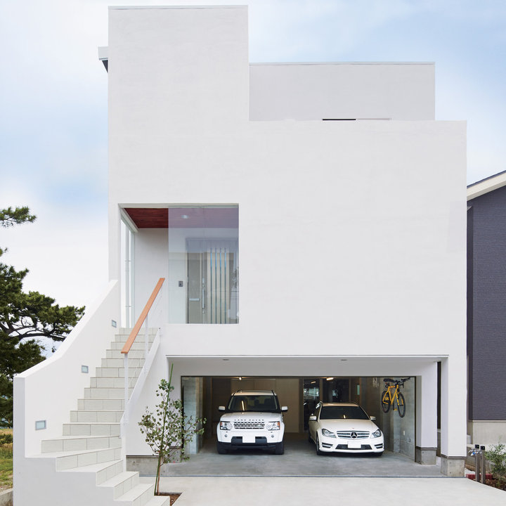 75 Most Popular 75 Beautiful White Render House Exterior Ideas and ...