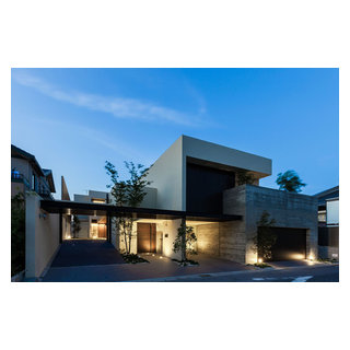 Uni-house - Modern - House Exterior - Nagoya - by スレッドデザインスタジオ | Houzz UK