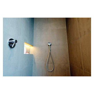 Aussergewöhnliche Bad-, Gäste-Bad- und Gäste-WC-Gestaltung in einem ...