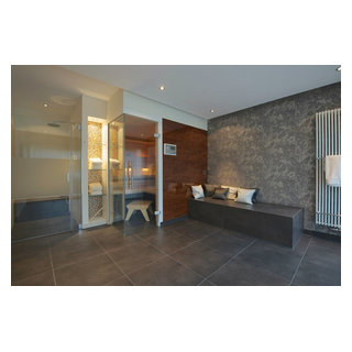 Bad mit Sauna - Contemporary - Bathroom - Berlin - by Baddesign Berlin ...
