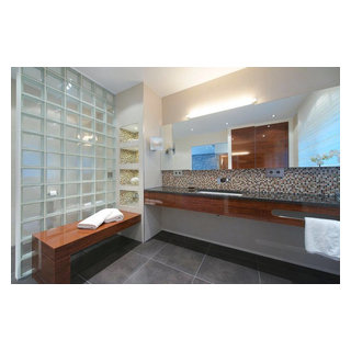 Bad mit Sauna - Contemporary - Bathroom - Berlin - by Baddesign Berlin ...