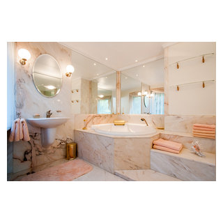 Masterbad in Marmor - Contemporary - Bathroom - Berlin - by PrimePhoto ...