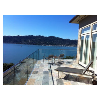 Aluminum Base Shoe Glass Railing - Modern - Balcony - Sydney - by Demax ...