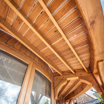 Curved Timber Window - Photos & Ideas | Houzz
