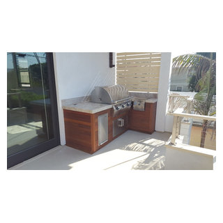 Custom BBQ Islands in Redondo Beach - Modern - Balcony - Los Angeles ...