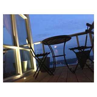 Infinity Deck With Subtle Lighting - Contemporary - Balcony - Toronto ...