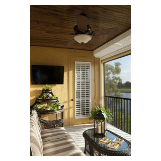 Lanai Outdoor Ceiling - Mediterranean - Balcony - Miami - by Luxury ...