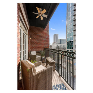 Midtown Condo Renovation - Contemporary - Balcony - Atlanta - by ...