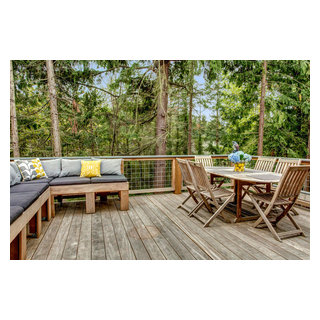 Modern Split - Rustic - Balcony - Seattle - by Board & Vellum | Houzz