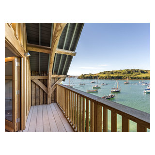 Oak framed balcony - Beach Style - Balcony - Devon - by Carpenter Oak ...