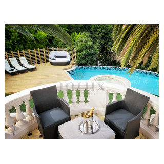 Outdoor balcony seating area - Contemporary - Balcony - Nice - by ...