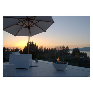 Solus Decor Hemi Fire Pit - Modern - Balkon - Sonstige - von Solus ...