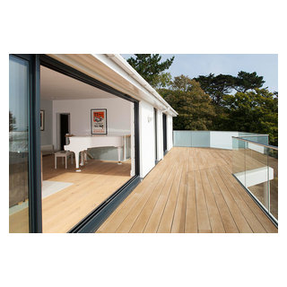 South West Cornwall home - Contemporary - Balcony - Cornwall - by Simon ...
