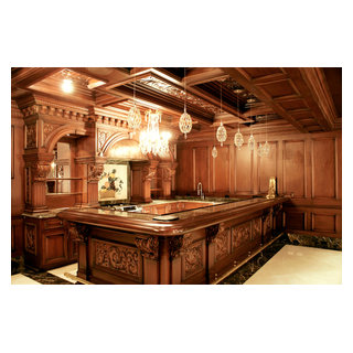 Beautiful Classic Bar - Traditional - Home Bar - New York - by WL Bars ...