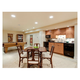 1960's Ranch Renovation - Traditional - Basement - Chicago - by Kipnis ...