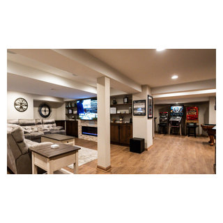 All Fun & Games – Orland Park Basement Retreat - Transitional ...