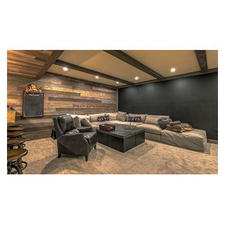 Avon Basement - Rustic - Basement - Other - by Pittsburgh Remodeling ...