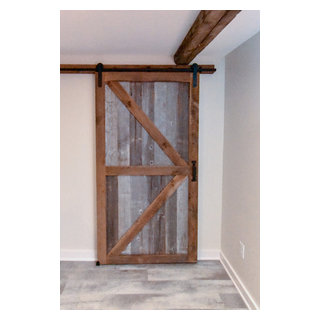 Barnwood Basement Remodel - Rustic - Basement - Milwaukee - by Kowalske ...