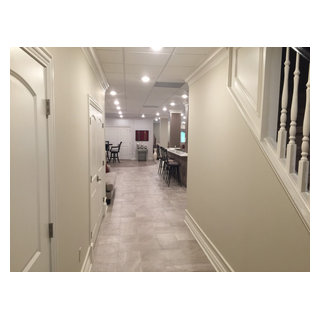 Barrington Custom Basement - Transitional - Basement - Chicago - by ...