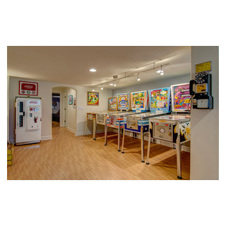 Basement Arcade Game Room - Transitional - Basement - Denver - by FBC ...