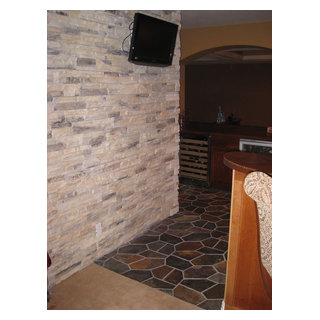 Basement Bar & Backsplash - Contemporary - Basement - Denver - by VIP ...