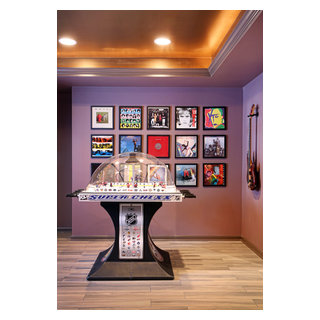 Basement Bar & Stage Creates Night Club Vibe - Eclectic - Basement ...