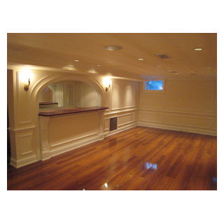 Basement Den - Traditional - Basement - New York - by River's Edge ...