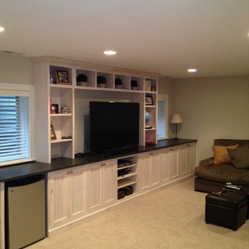 Basement Entertainment Center - Photos & Ideas | Houzz