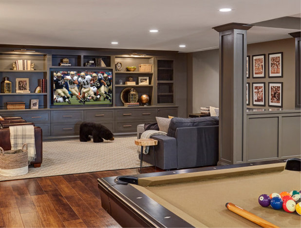 10 Dream Basements for Watching the Big Game