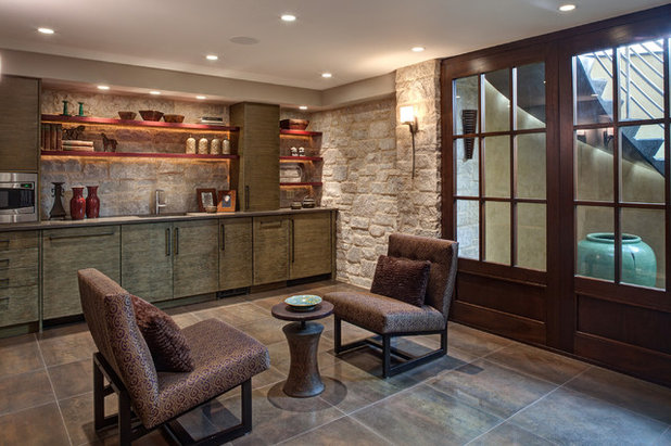 Basement of the Week: Warm Modernism in a Notable 1930s Home