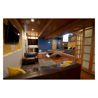 Basement - Modern - Basement - Chicago - by Gina Bon, Airoom Architects ...